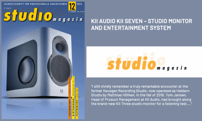 Kii SEVEN Studio Monitors | Compact Active Speakers for Creators
